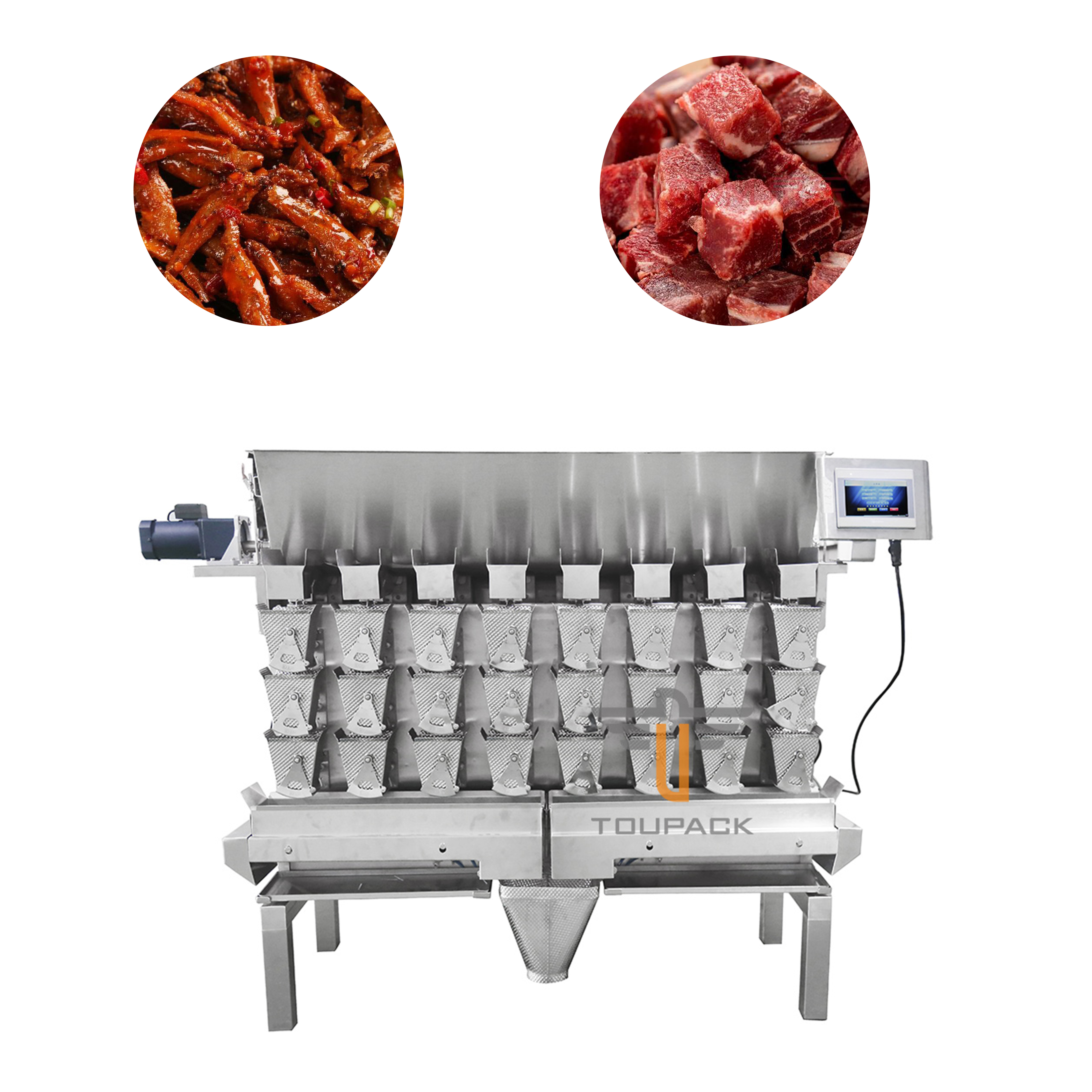 Automatic Screw Feeder Combination Weigher for Sticky Food Packing