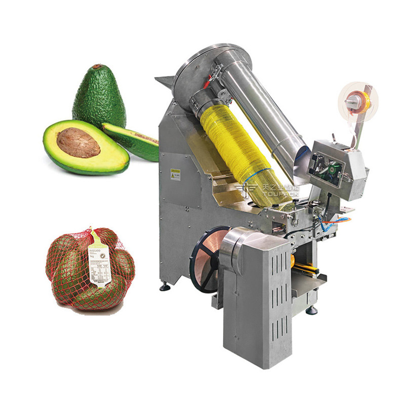 Mesh Bag Clipper with Multihead Weigher for Fruit Packaging