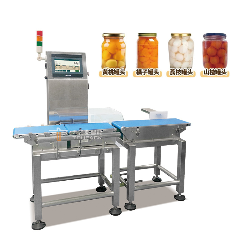 Carton Box Dynamic Belt Weighing Scale Checkweigher Machine for Bottle Jars