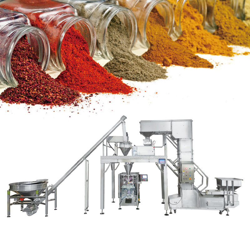 0.8L PLC Spices Powder Multihead Weigher - High Speed