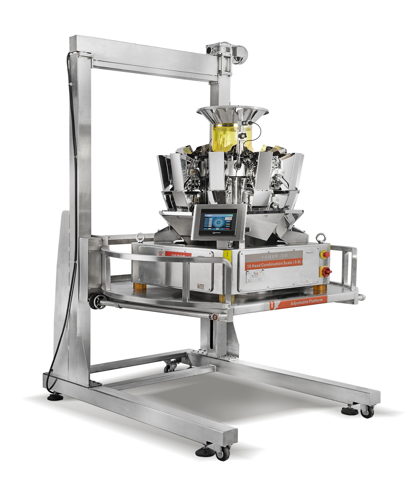 Stainless Steel Adjustable Working Platform for Food Packaging