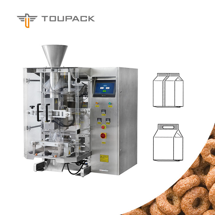 SUS 520mm 60bpm Vertical Form Fill Seal Bagging Machine