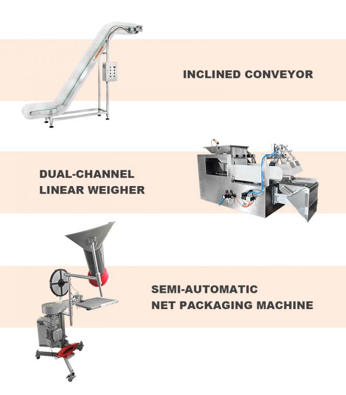 800W Semi-Auto Net Packaging Machine for Fruits & Vegetables