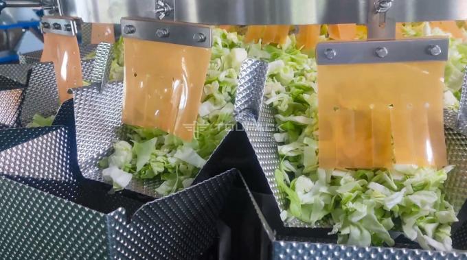 14-Bucket Automatic Fruit & Vegetable Tray Packing Machine